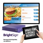 BrightSign zeigt XD Smart Menu Board auf der European Sign Expo ...